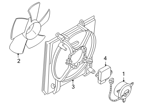MR968365 - Genuine Mopar SHROUD-Cooling Fan