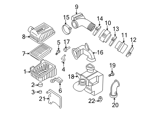 2816423700 - Genuine Mopar Sensor-Assembly-Air Flow