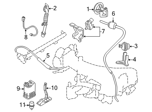 MN158918 - Genuine Mopar Engine Control Oxygen Sensor