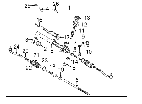 5772817000 - Genuine Mopar Steering-Steering Gear Box
