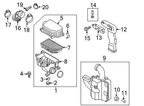 282131R000 - Genuine Mopar Air INTAK-Air Intake
