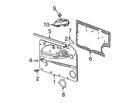 68193532AB - Genuine Mopar Switch-Window And Door Lock