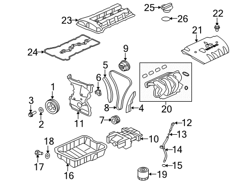 MN183892 - Genuine Mopar Guide-Timing Chain Loose Side