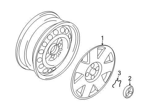 MB816391 - Genuine Mopar Cap-Disc Wheel