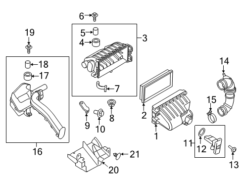 1505A919 - Genuine Mopar Duct-Air Cleaner Intake