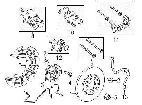 68263132AB - Genuine Mopar Rear Disc Brake Pad Kit