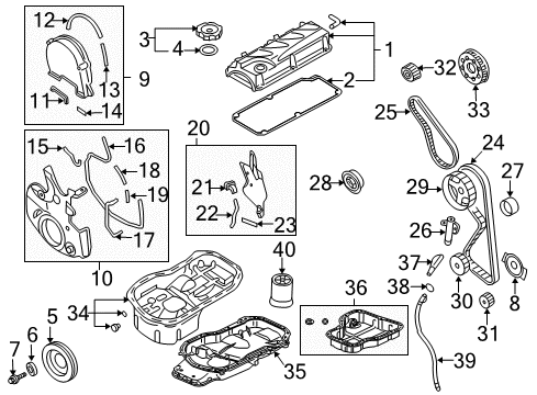MN137247 - Genuine Mopar PULLEY-Timing Belt TENSIONER