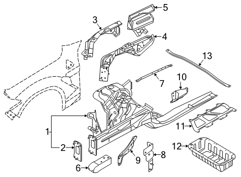 68356915AA - Genuine Mopar GROMMET-Front Right