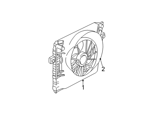 52079860AE - Genuine Mopar Fan-Radiator Cooling