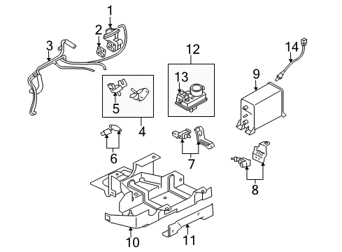 MR560576 - Genuine Mopar Valve-Emission SOLENOID