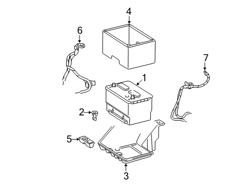 56045700AD - Genuine Mopar Battery Positive Cable