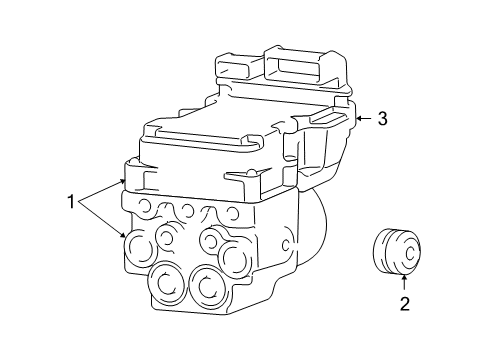5175412AE - Genuine Mopar Anti-Lock Brake System Module