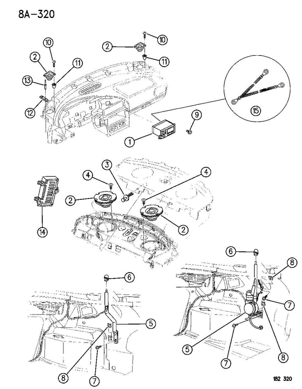 4856624 - Genuine Mopar Mast Power Ant Replacement W
