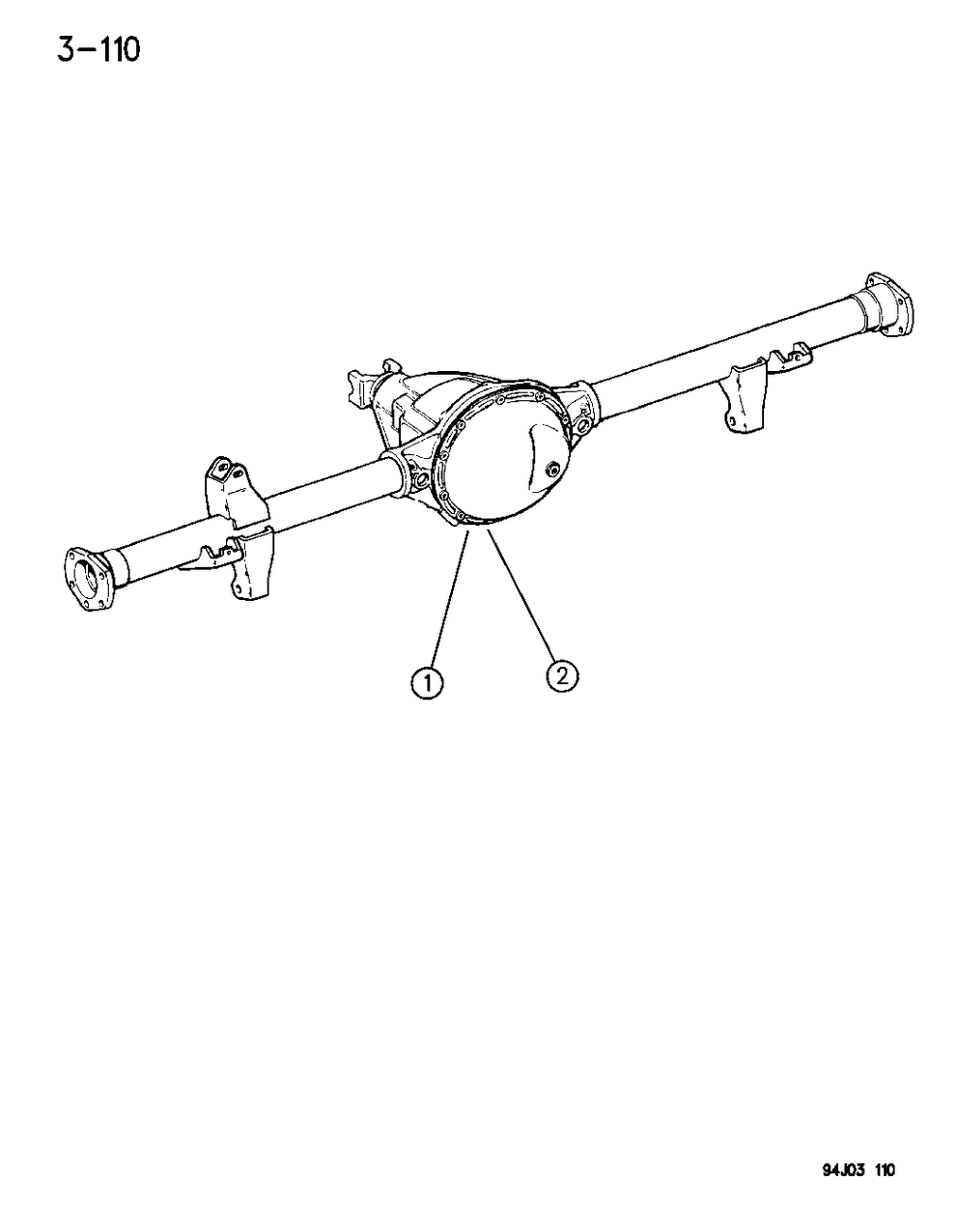 4773967 - Genuine Mopar Dana Model 35 - W/O Locking Differential