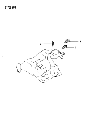 Switches - Sending Units - Sensors - 1991 Dodge Colt