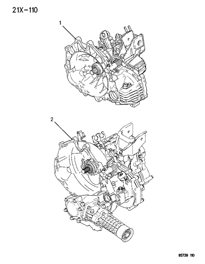 Transaxle & Transfer Case , Assemblies - 1995 Dodge Stealth