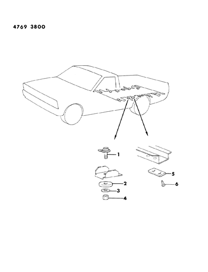 Mounting - Cargo Box - 1984 Dodge Ram 50