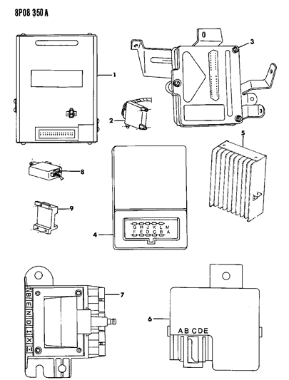 Modules - 1992 Dodge Monaco