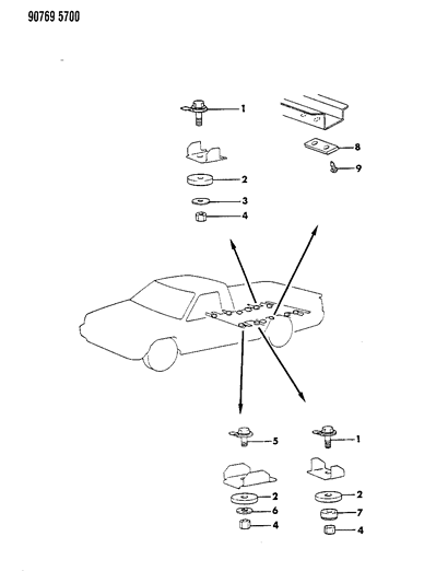 Mounting Cargo Box - 1990 Dodge Ram 50