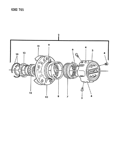 Hub, Dualmatic Manual Locking - Front Axles - 1987 Dodge Ramcharger