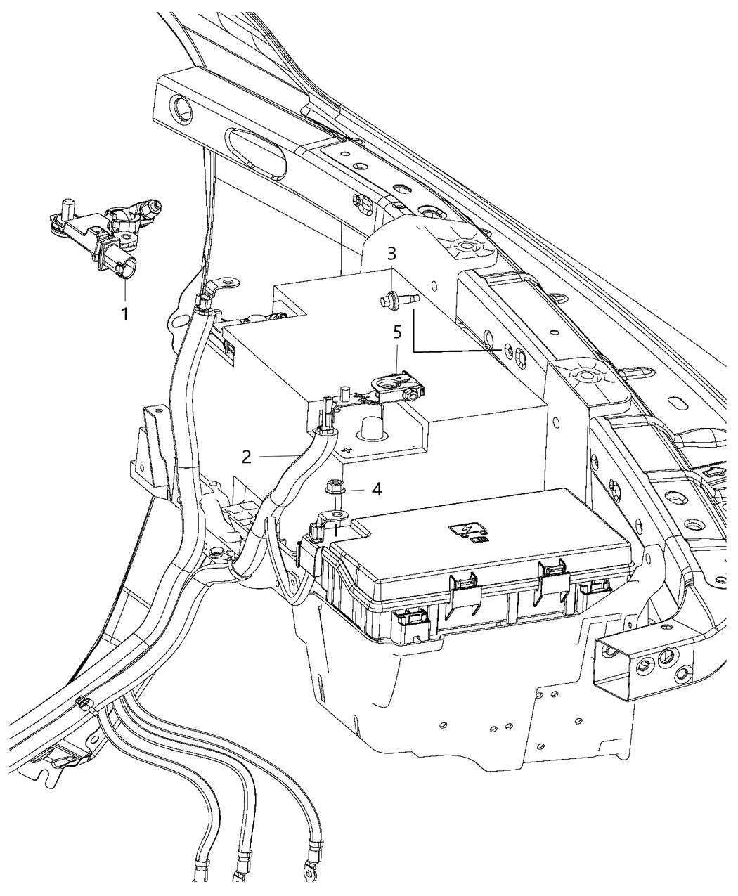68349032AA - Genuine Mopar Terminal-Battery