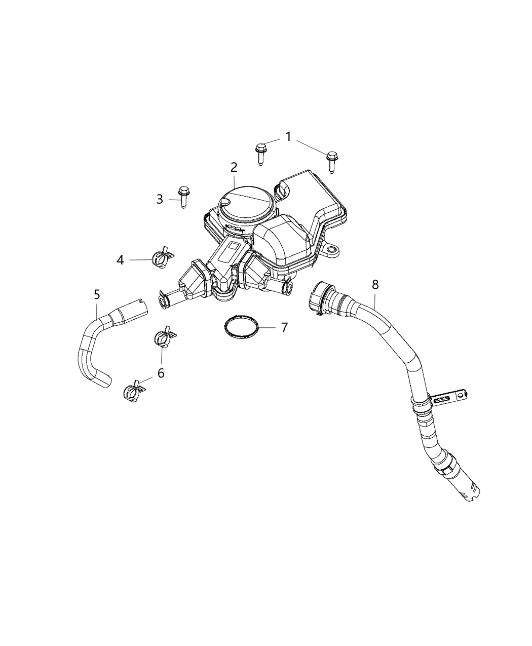 68119589AA - Genuine Mopar Separator-Engine Oil