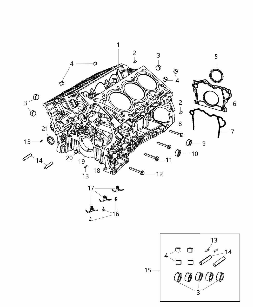 68088092AB - Genuine Mopar Nozzle-Piston Oil Cooler