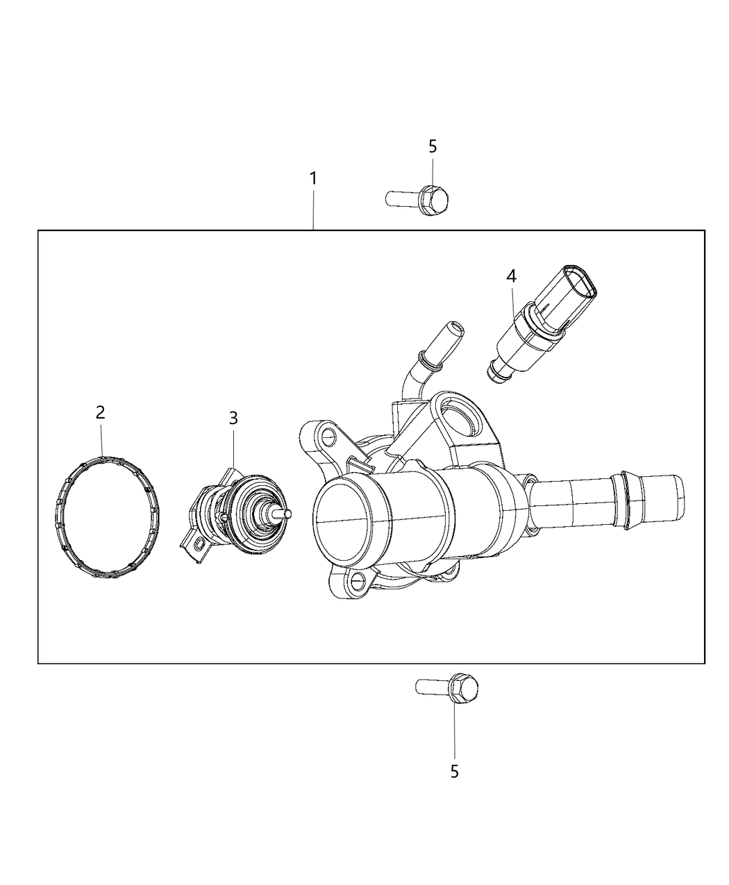 5047264AB - Genuine Mopar Seal-THERMOSTAT Housing