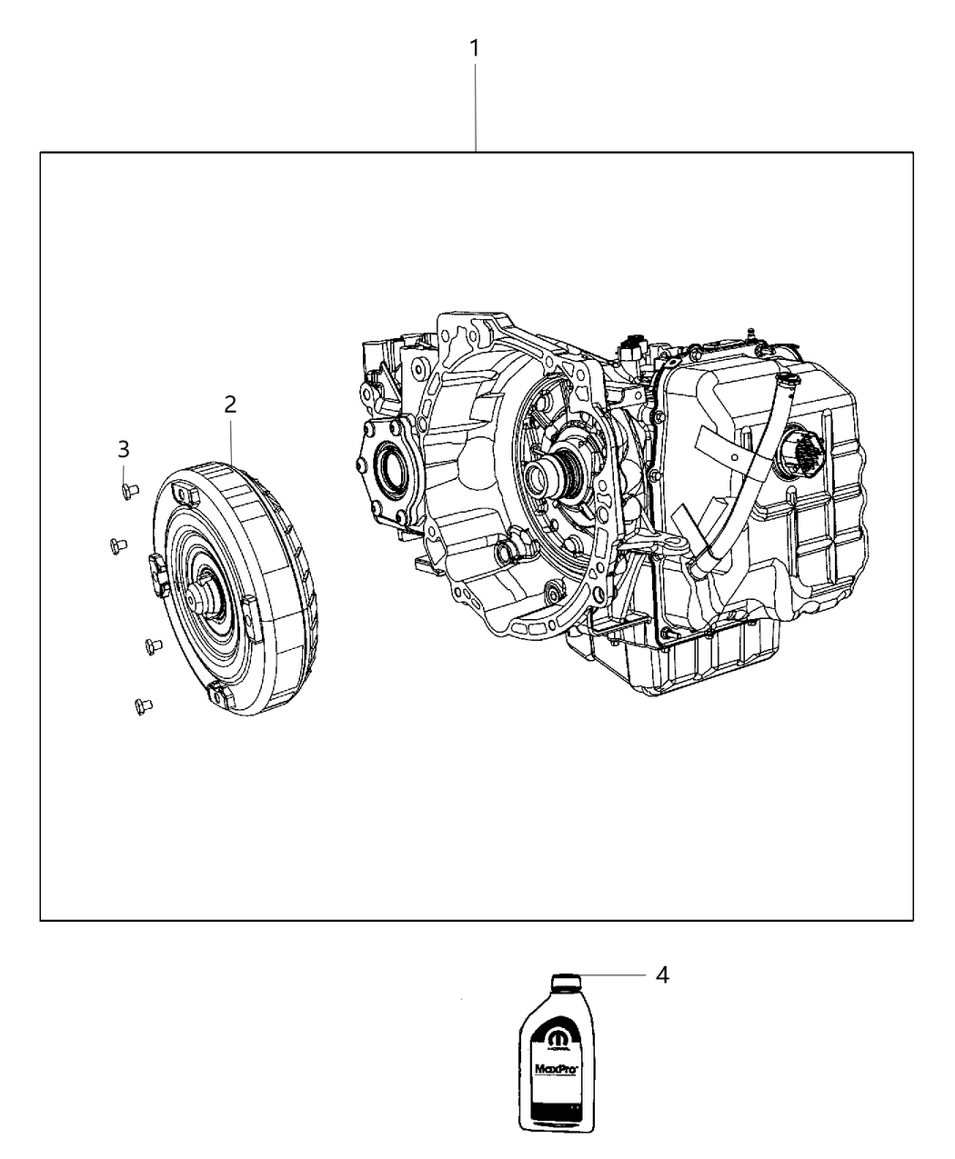 4753538AB - Genuine Mopar Converter-Torque
