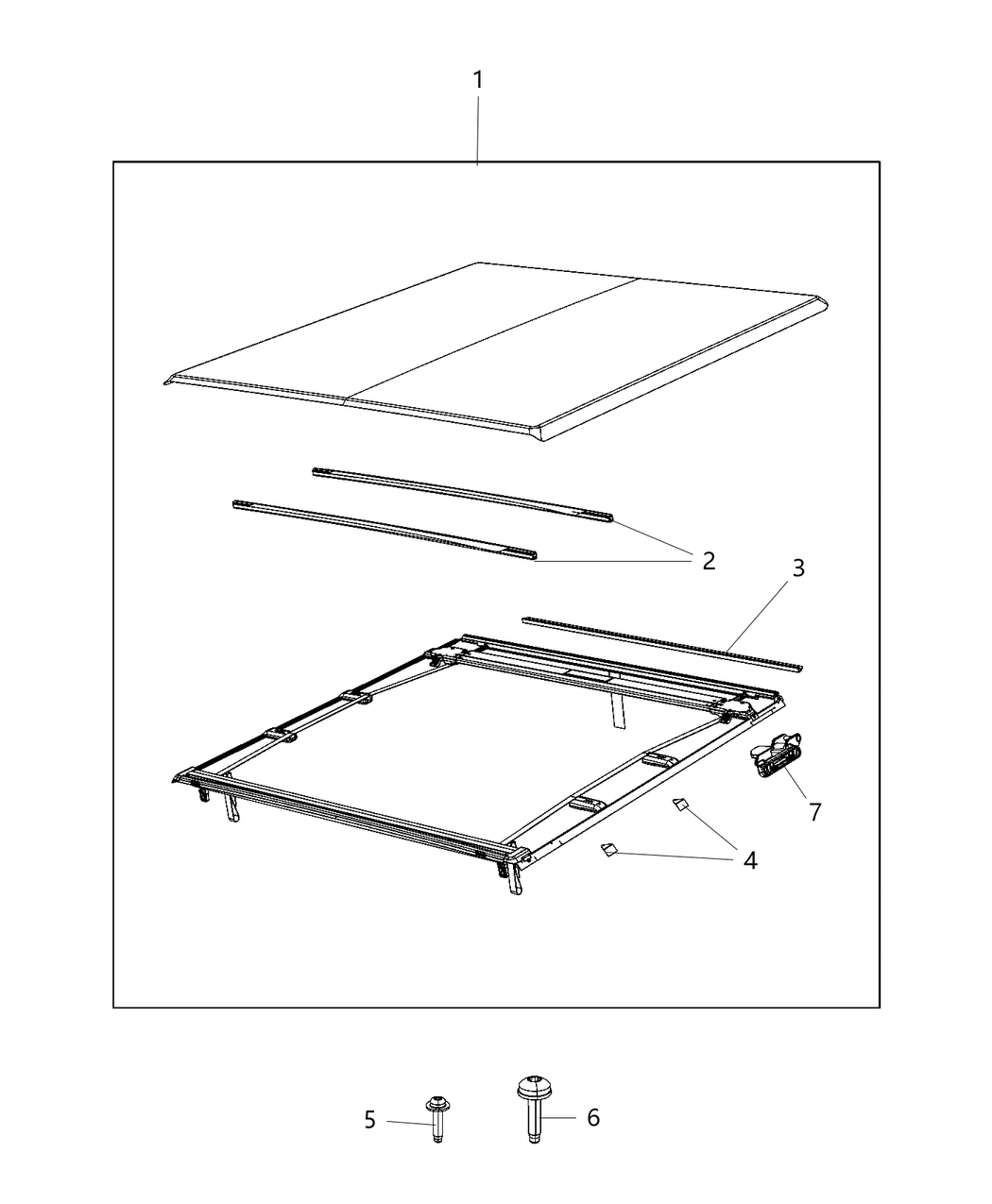 68343465AG - Genuine Mopar Cover-TONNEAU