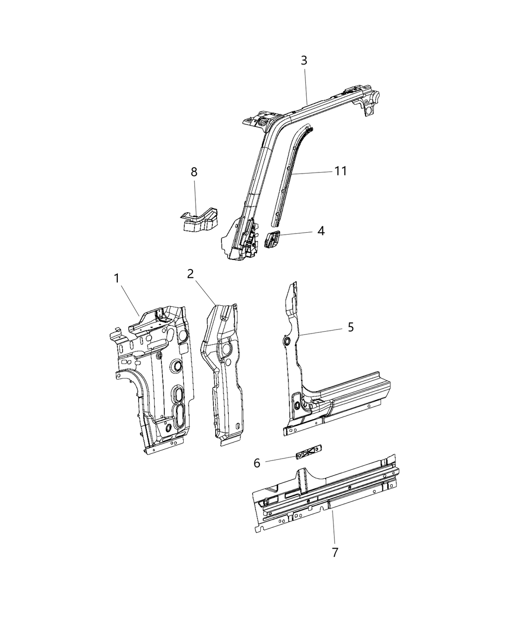68503658AA - Genuine Mopar Bar-Sport