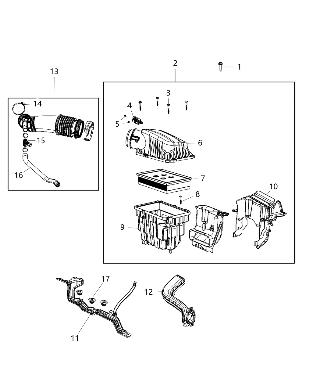 68293159AE - Genuine Mopar Air-Engine