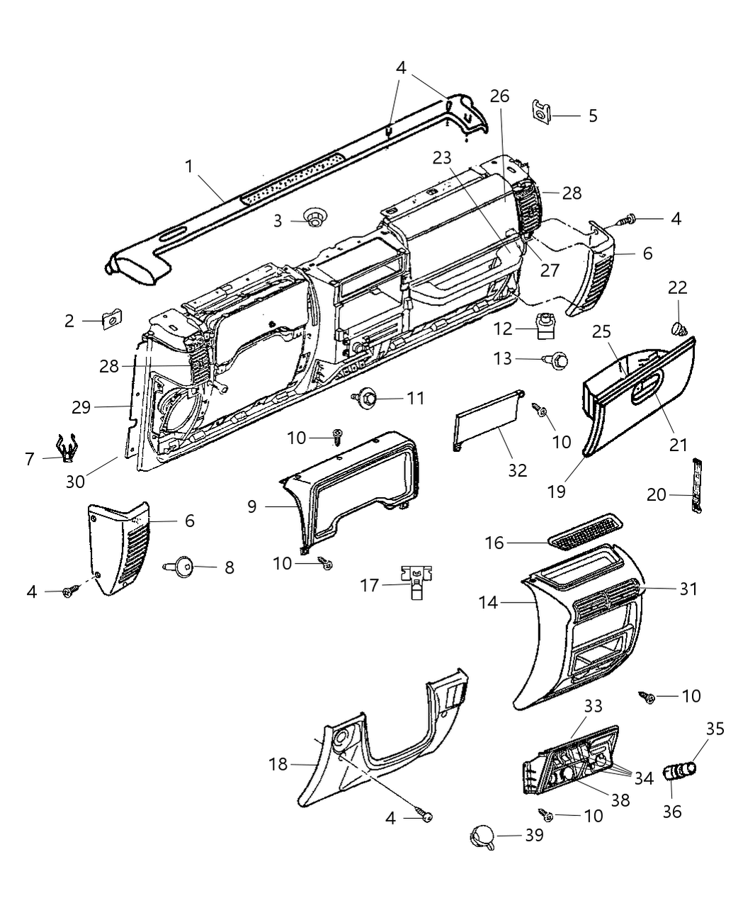 52029314AA - Genuine Mopar Air Bag Module Front Left