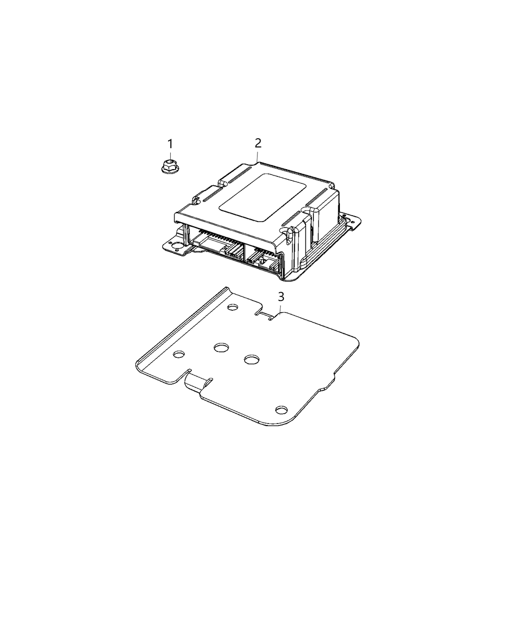 68492237AD - Genuine Mopar OCCUPANT Restraint