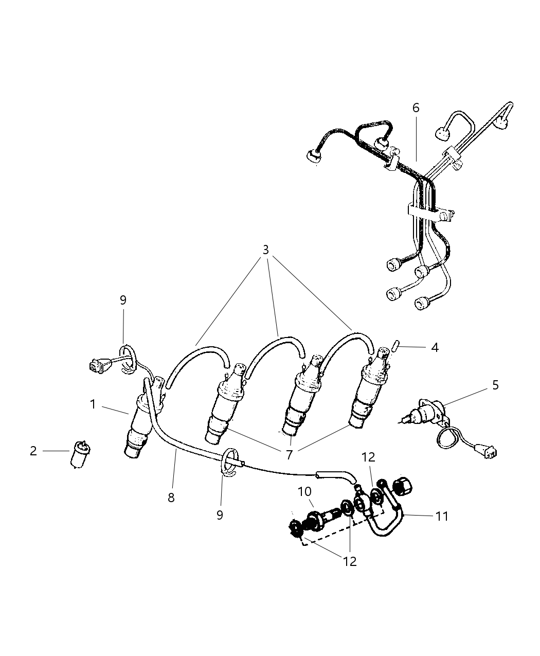 4886231AA - Genuine Mopar Injector-Fuel