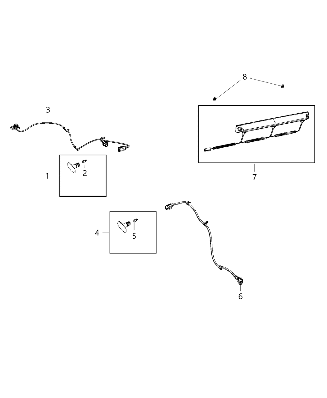 68357710AB - Genuine Mopar Wiring-Jumper