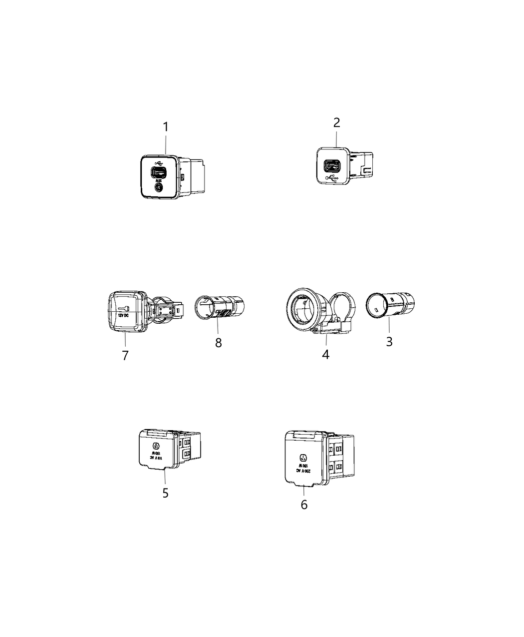 68420868AA - Genuine Mopar INVERTER