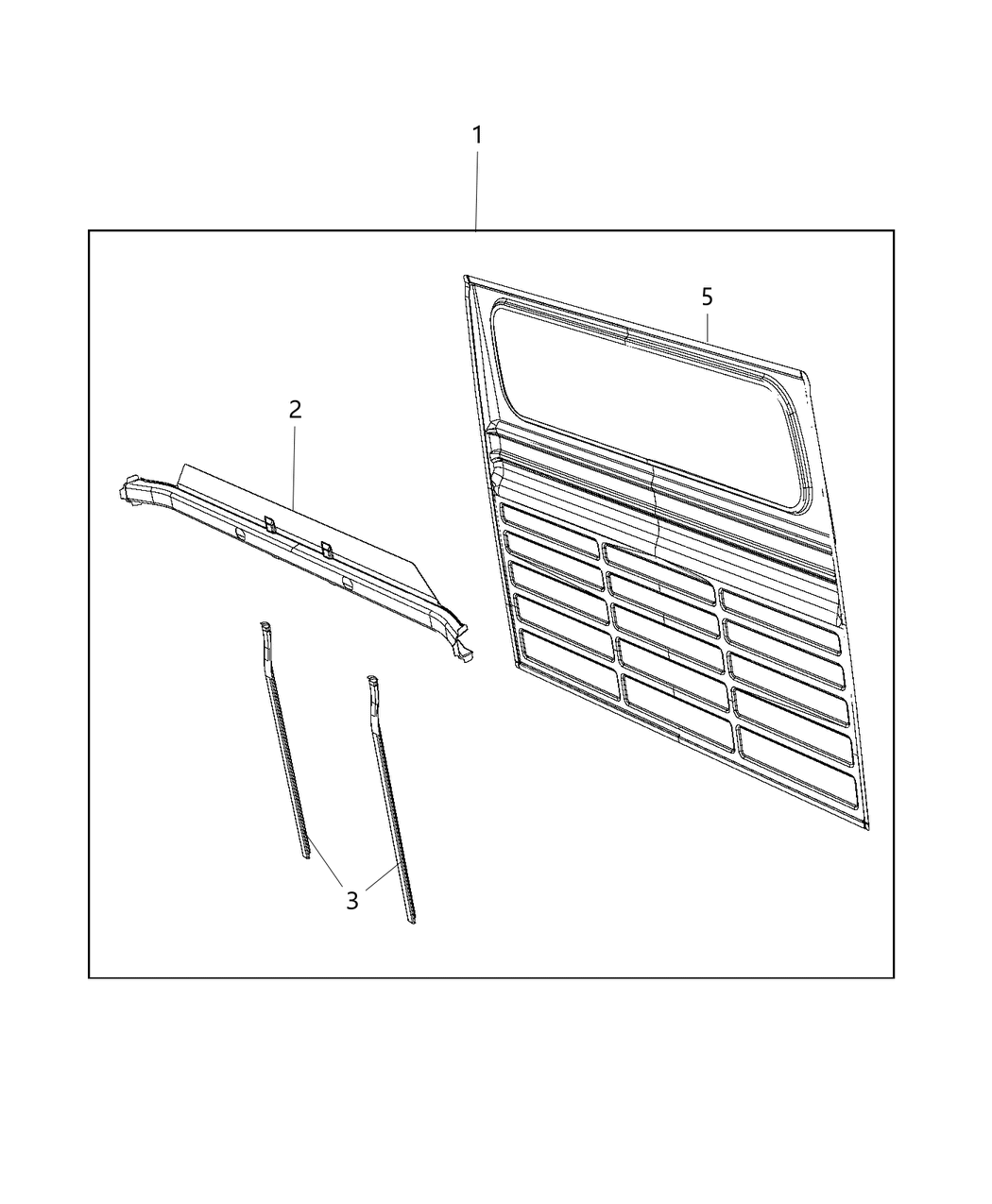 68134363AA - Genuine Mopar Panel-Rear Corner