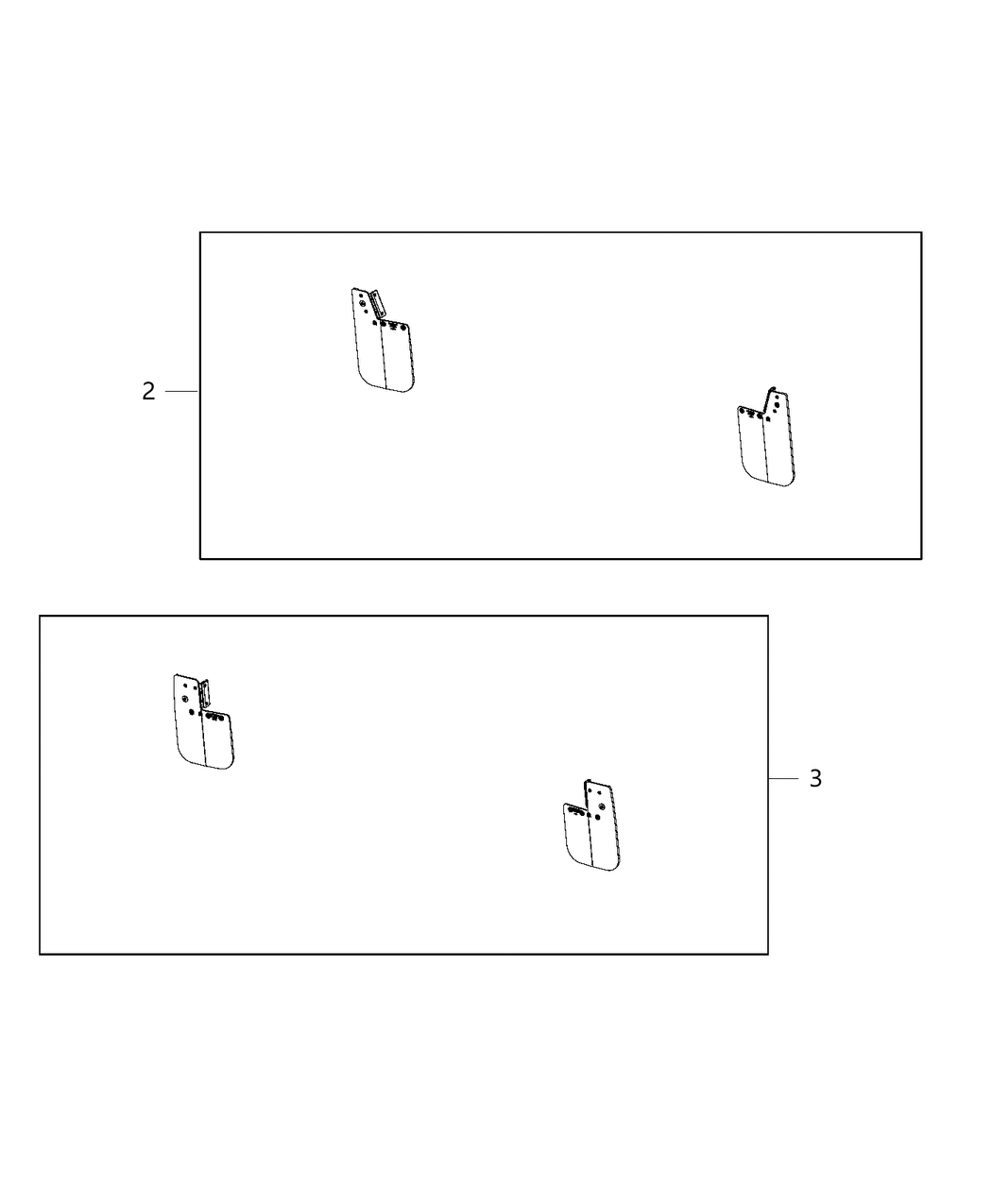 82213965 - Genuine Mopar Guard Kit-Splash Flat