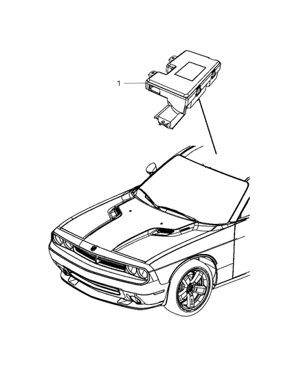 Modules Overhead - 2013 Dodge Challenger