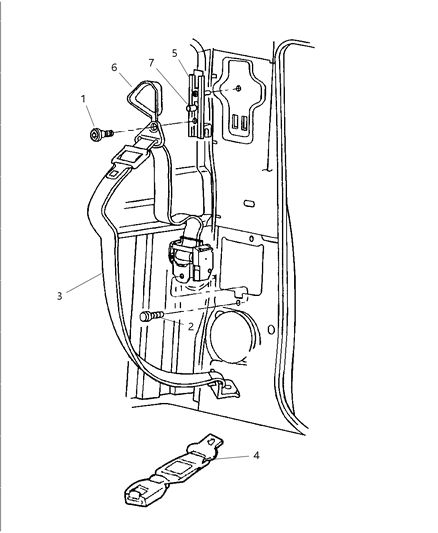 JV77RC3 - Genuine Mopar Cover-Adjustable Turning Loop