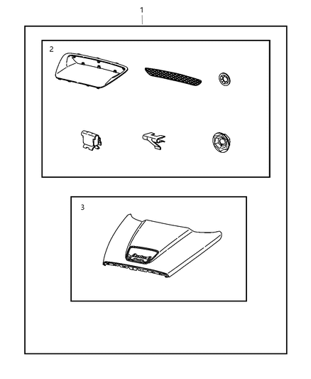 Hood & Scoop - 2007 Dodge Ram 3500 Cab Chassis