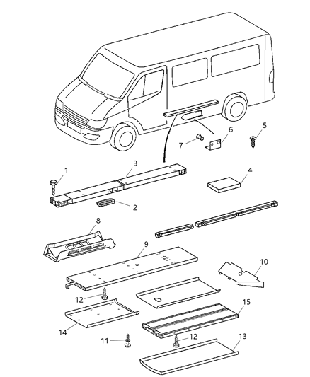 Air Ducts & Outlets, Rear - 2006 Dodge Sprinter 2500