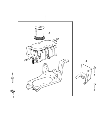 Fuel Filter & Water Separator - 2015 Jeep Grand Cherokee