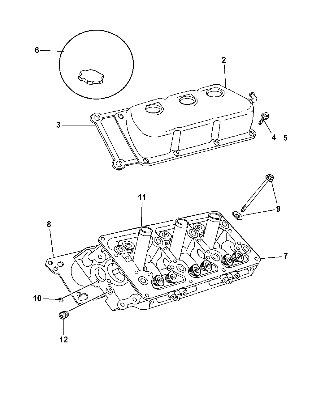 4792925AA - Genuine Mopar HEAD-CYLINDER