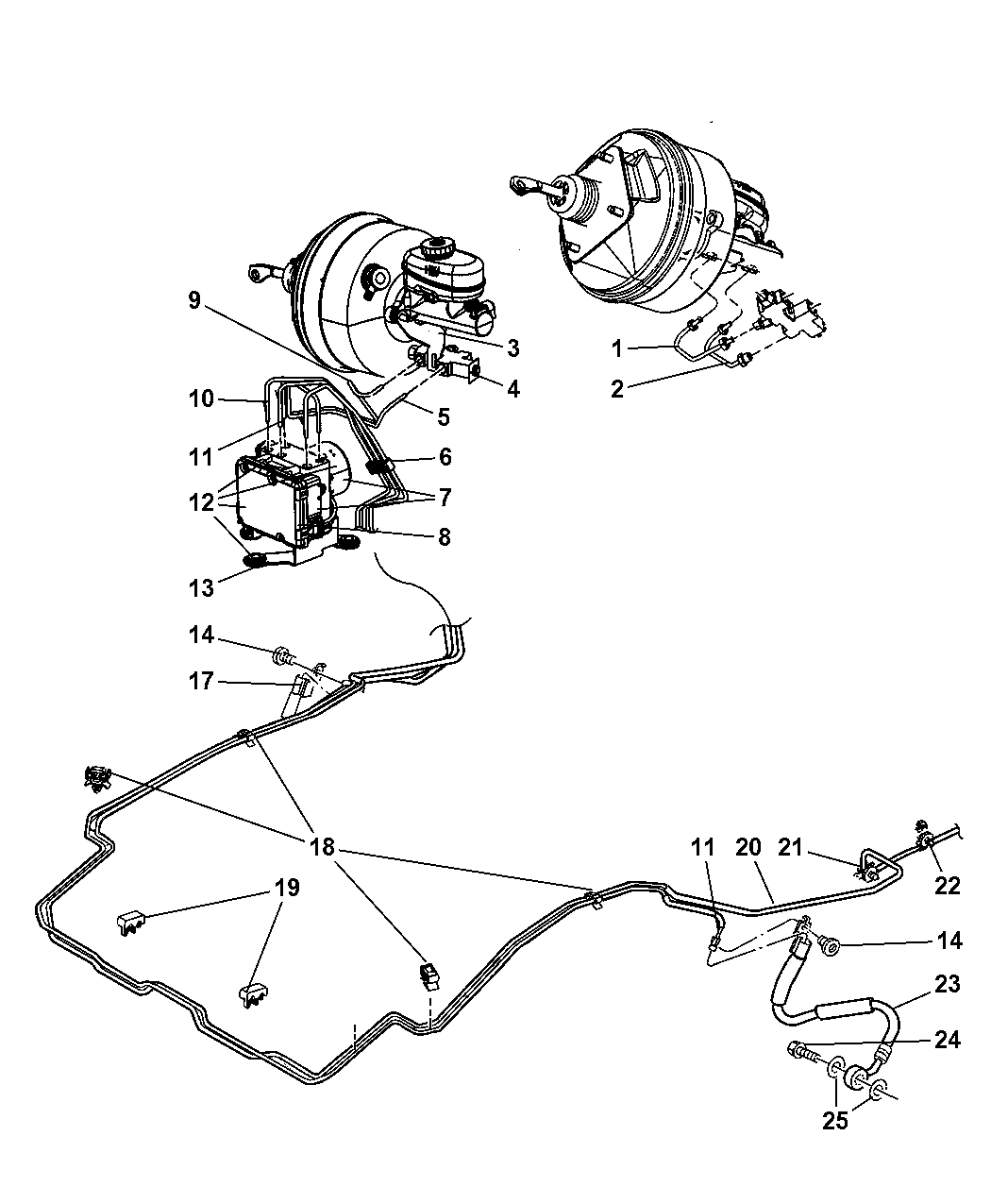 52008674AC - Genuine Mopar LINE-BRAKE