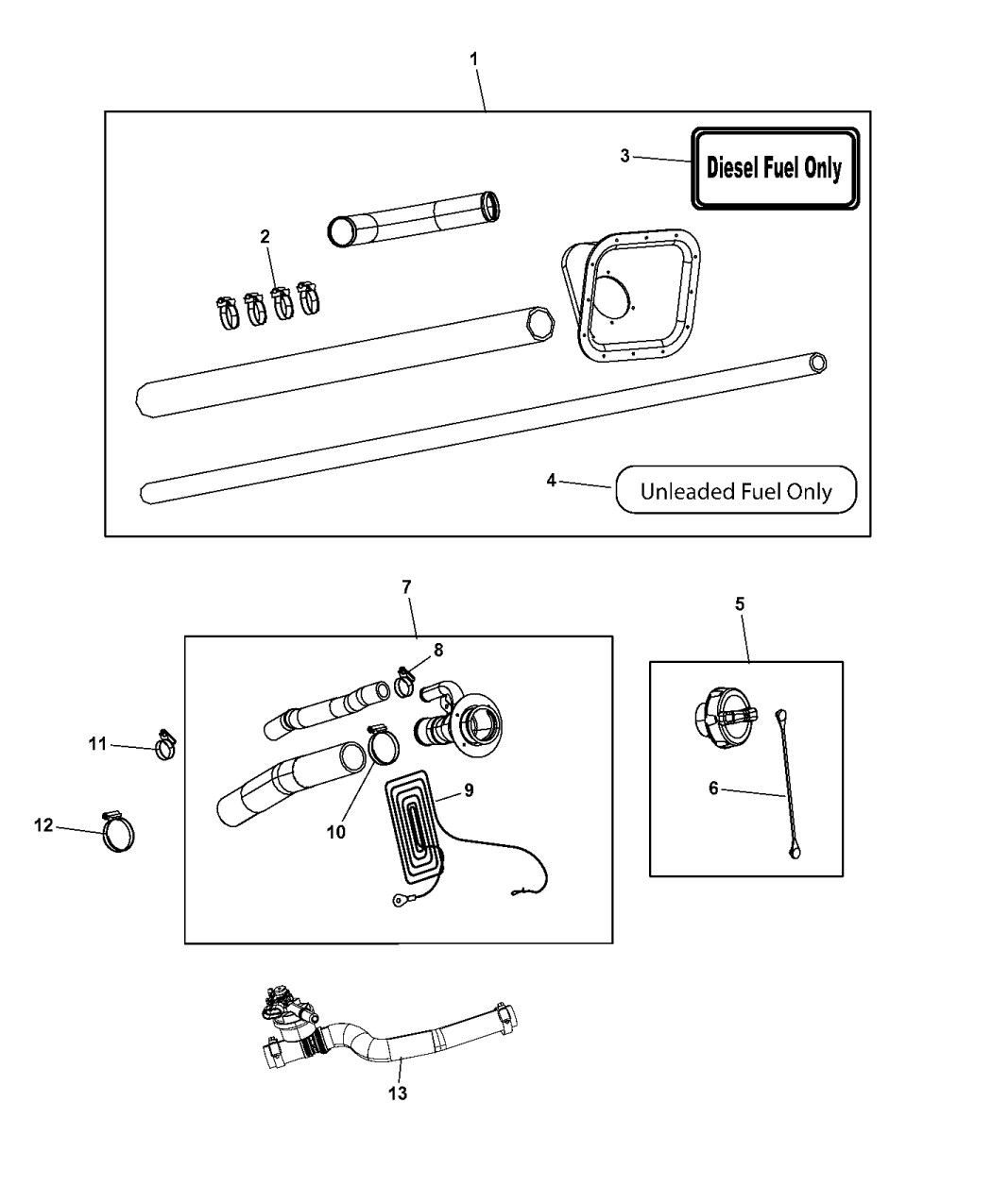 52013994AB - Genuine Mopar CAP-FUEL FILLER