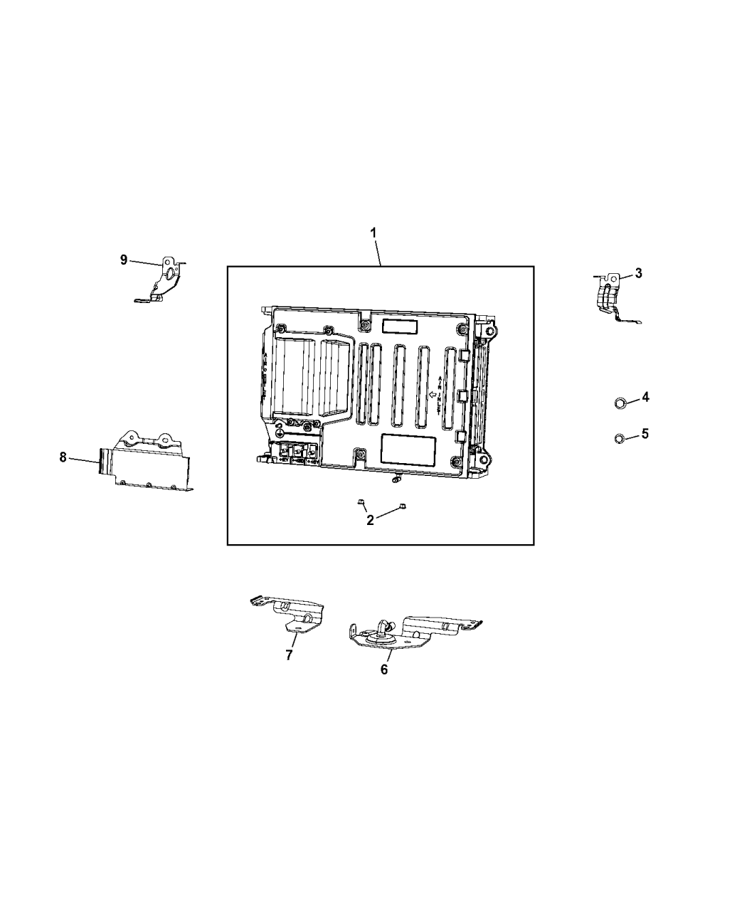 68372205AB - Genuine Mopar BATTERY-POWER PACK UNIT