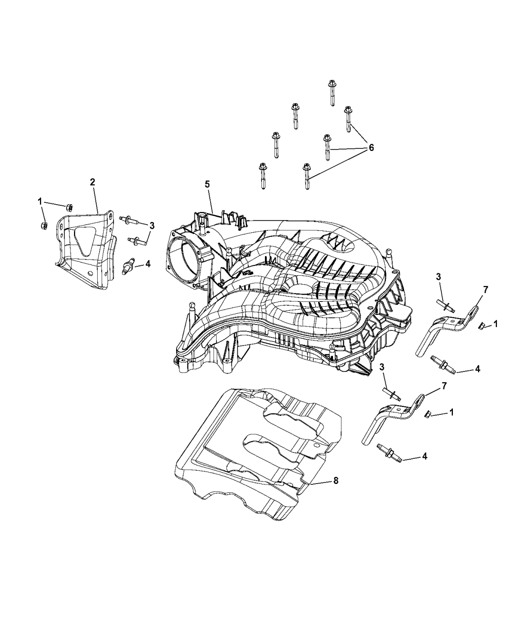 5281884AB - Genuine Mopar BRACKET
