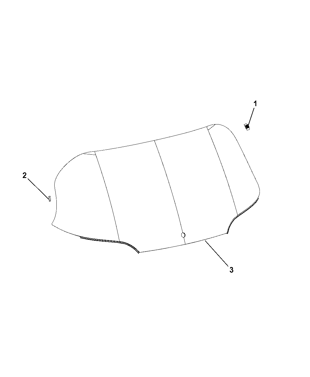 2014 Jeep Cherokee Glass, Liftgate Hardware & Attaching Parts